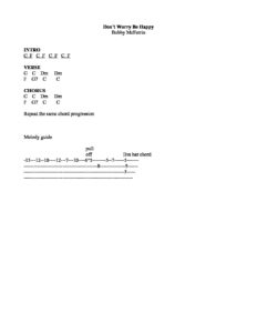 Don’t Worry Be Happy | Guitar, Ukulele with Music Instrument Accessories